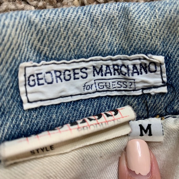 Guess | Jackets & Coats | Vintage Guess Georges Marciano 8s Stone Wash ...
